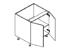Base Cabinet Full Door B30FD - Cartage-Flooring